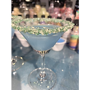 Snowy River Margarita Sugared Salt Blend - Naturally Colored Margarita Salt with Sugar hints, Margarita Rimmer, Beverage Rimmer, Cocktail Rimming Salt, Decorative Salt, Kosher (8oz Bag)