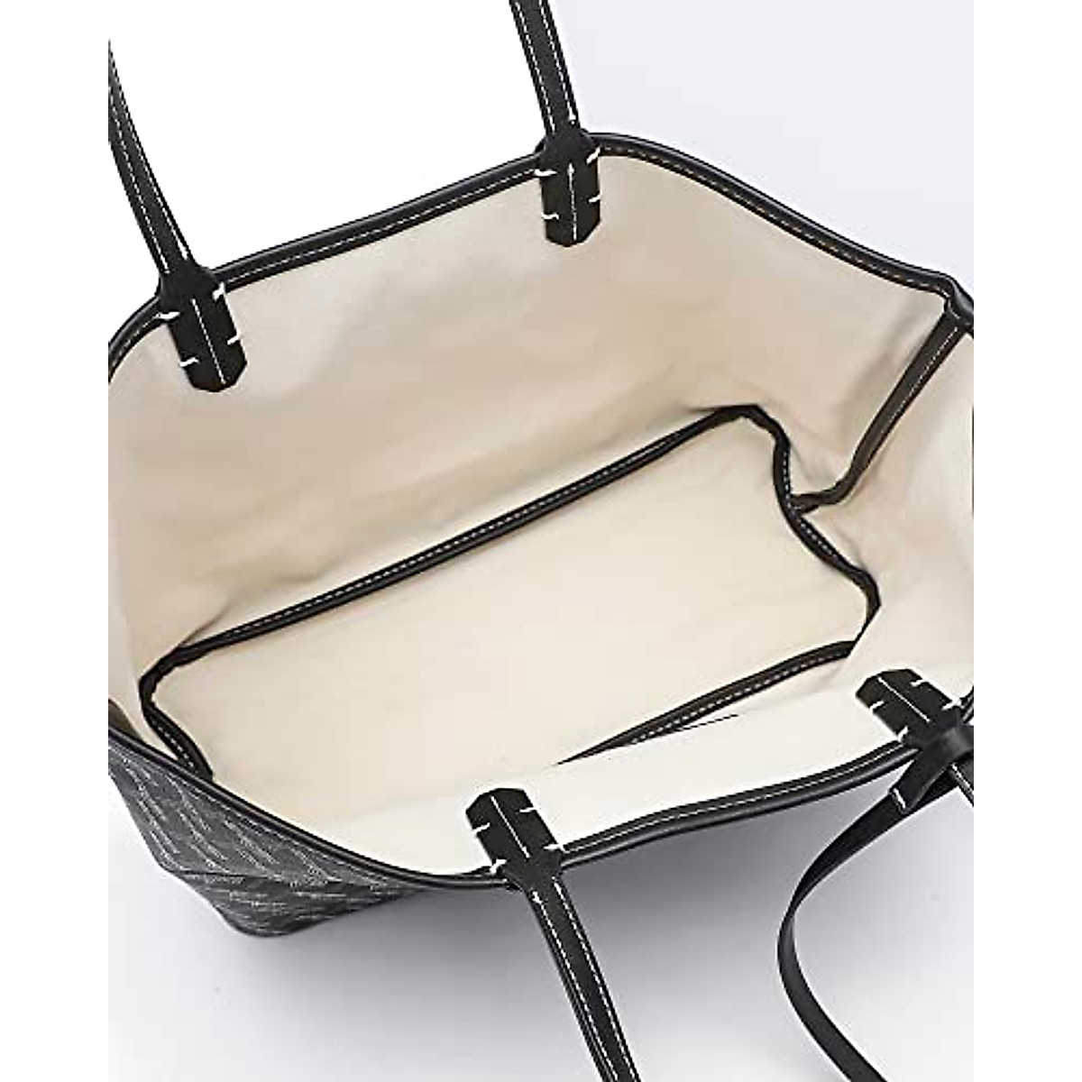 TEXTMENOW Women's Puffer Tote Handbags Purse Sets for Women Large Leather Clutch Dupes Hobo Shoulder Bag for Travel Beach 3pcs (black)