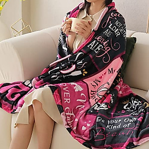 60th Birthday Gifts for Women, 60th Birthday Gifts Blanket with Gift Box, 60th Birthday Decorations Women, 1963 60 Year Old Birthday Gifts Ideas for Women Wife Grandma Mom Throw Blanket 60"x50"