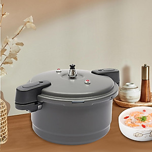 LYNICESHOP Aluminum Pressure Cooker, Gas stove Electric stove Pressure Cooker 9L/9.5-Quart Aluminum Canner and Cooker, Cook Delicious Food in Less Time for All Kinds of Stoves