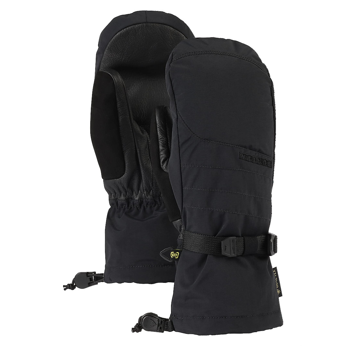 Burton Womens' Deluxe GORE-TEX Ski & Snowboard Winter Mittens (True Black, Small)