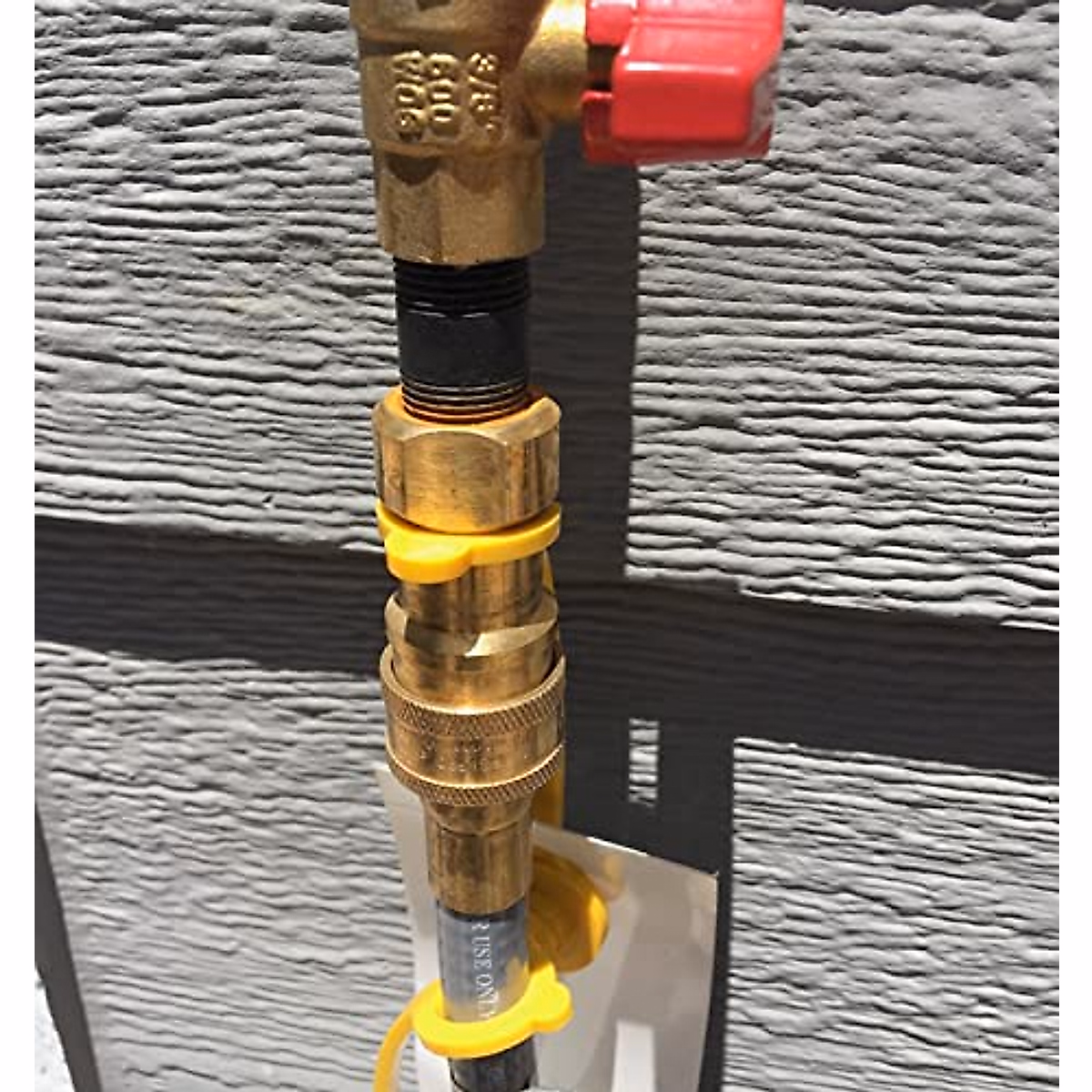 CALPOSE 15 Feet 1/2 inch ID Natural Gas Grill Hose with Quick Connect Fittings, Natural Gas Line for Grill, Pizza Oven, Heater and More Low Pressure Appliance