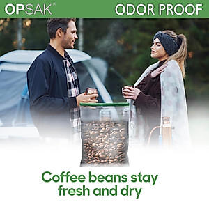 LOKSAK - OPSAK Odorproof Dry Bags for Backpacking, Hiking and Storage- Resealable and Reusable Storage Bags (2 Pack - 12 Inch x 20 Inch)