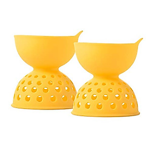 OXO Good Grips Silicone Egg Poachers (Set of 2),Yellow