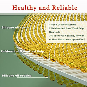 Indulward Unbleached Air Fryer Parchment Paper, 150 PCS Perforated Square Air Fryer Liners compatible with Cuisinart, Breville, Black and Decker Air Fryer,11 x 9 inch.