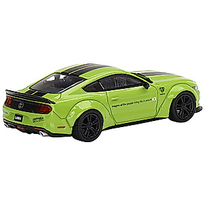 LB-Works Grabber Lime Green Imagine All The People Living Life in Peace Ltd Ed to 3000 pcs 1/64 Diecast Model Car by True Scale Miniatures MGT00426
