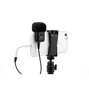 IK Multimedia iRig Mic Cast 2 Mini Vocal Microphone with Front, Rear, Omni Recording, for Podcast, Video, Streaming and More - Compatible with iPhone, iPad, Android and All Popular apps