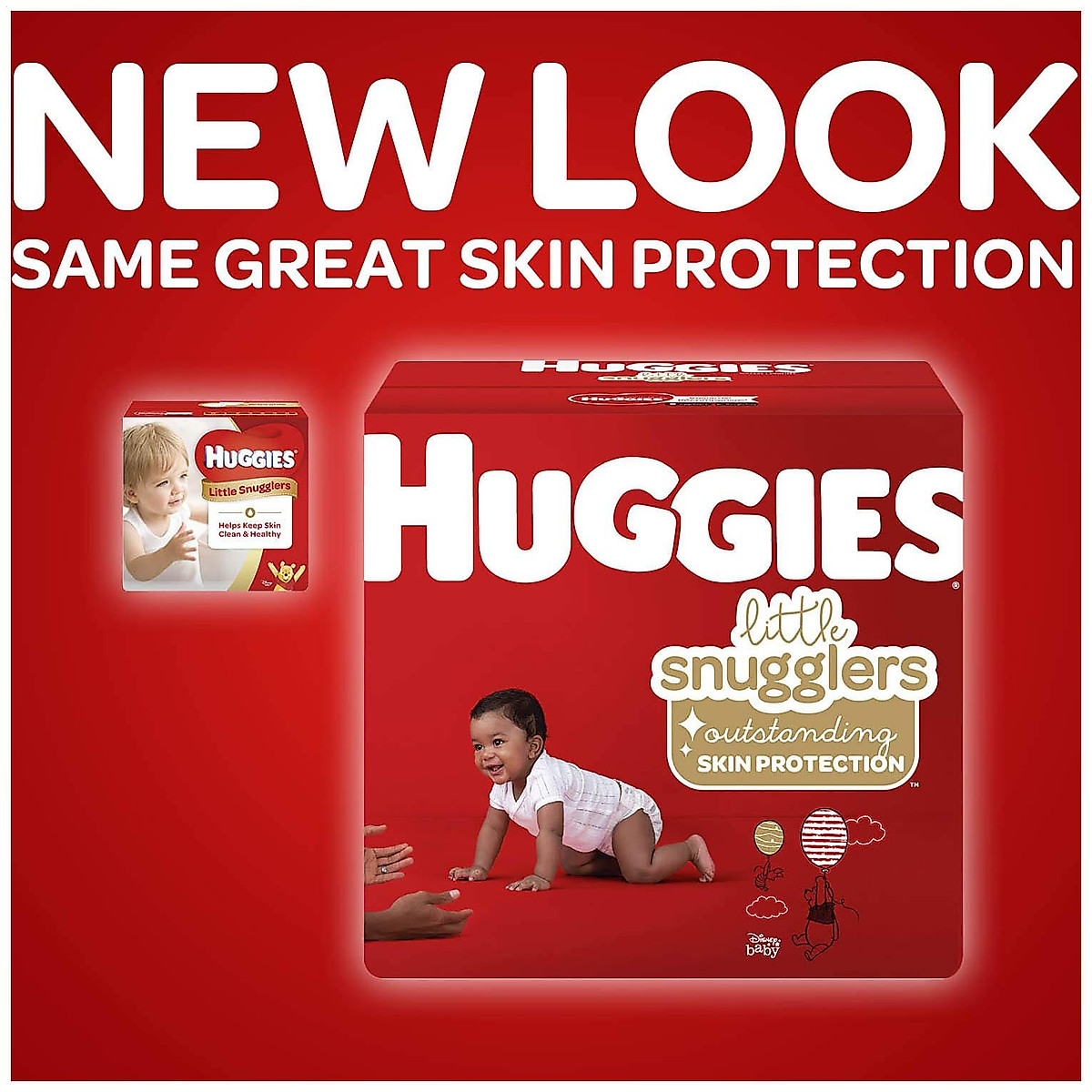 Huggies Little Snugglers Baby Diapers, Size 3, 62 Ct