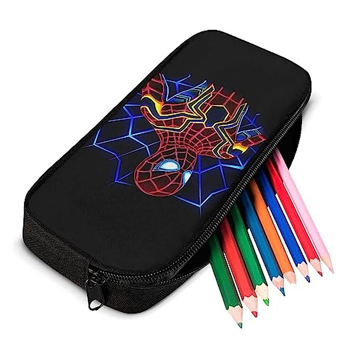 VROOS Cartoon 3Pcs Backpack Set Lightweight Laptop Backpack with Lunch Bag Pencil Case 17in Casual Daypack Travel Bag