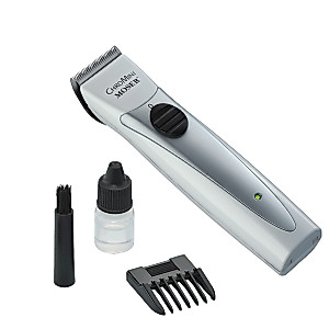 Moser Chrome Mini Cordless Trimmer, White