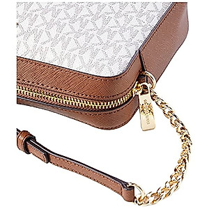 Michael Kors Women's Jet Set Item Lg Crossbody, Vanilla 2019, One Size