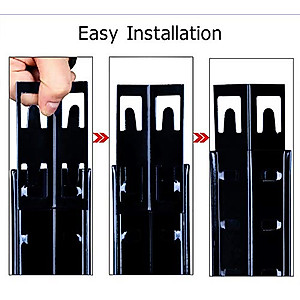 Autofather Metal Storage Shelves, Heavy Duty Steel 5 Tier Utility Shelves with Adjustable Shelves, Bolt-Free Assembly, High Weight Capacity, Garage Organization Storage Rack, 39" L x 20''W x 77" H