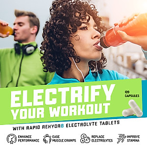 Elite Sportz Equipment Nutritional Supplement - Unflavored Hydration Capsules for Energy Restoration - Gluten and Sugar-Free, Keto-Friendly Salt Tablets for Runners and Athletes - 120 Count