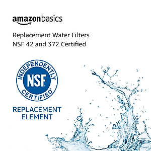 Amazon Basics Replacement Faucet Water Filter Cartridge, 3- Pack