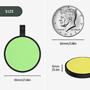 YEHANTI Silicone Dog Tags Engraved for Pets, Silent Dog Tag, Lightweight and Waterproof, Personalized Dog Tags and Cat Tags, Custom Pet ID Tags for Puppy Kitten with Mix Pattern Designs, Round