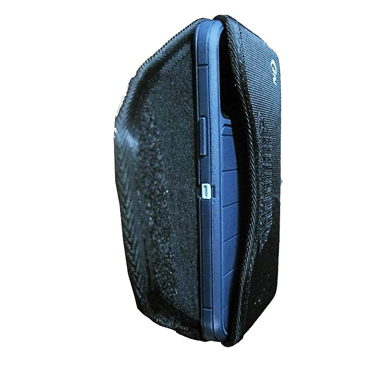 Nite Ize Hardshell Nylon Phone Pouch for Samsung Galaxy S23 S22 Ultra S21 S20 Plus 5G , Rugged , Heavy Duty Holster, Fixed Belt Clip Holder, Fits (Defender Commuter) Cases On Cell Phone (Horizontal)