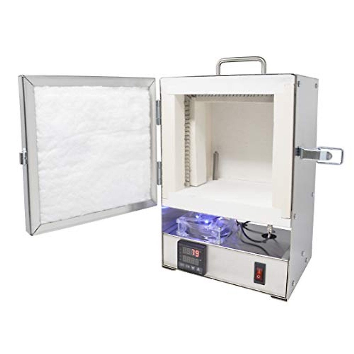 Tabletop Hi-Temp 2200 Degree Electric Burnout Oven Kiln Vent Hole PROGRAMMABLE Controller Furnace Jewelry Making Dental Casting Wax 3D Resin PLA Burnout Made in The U.S.A.