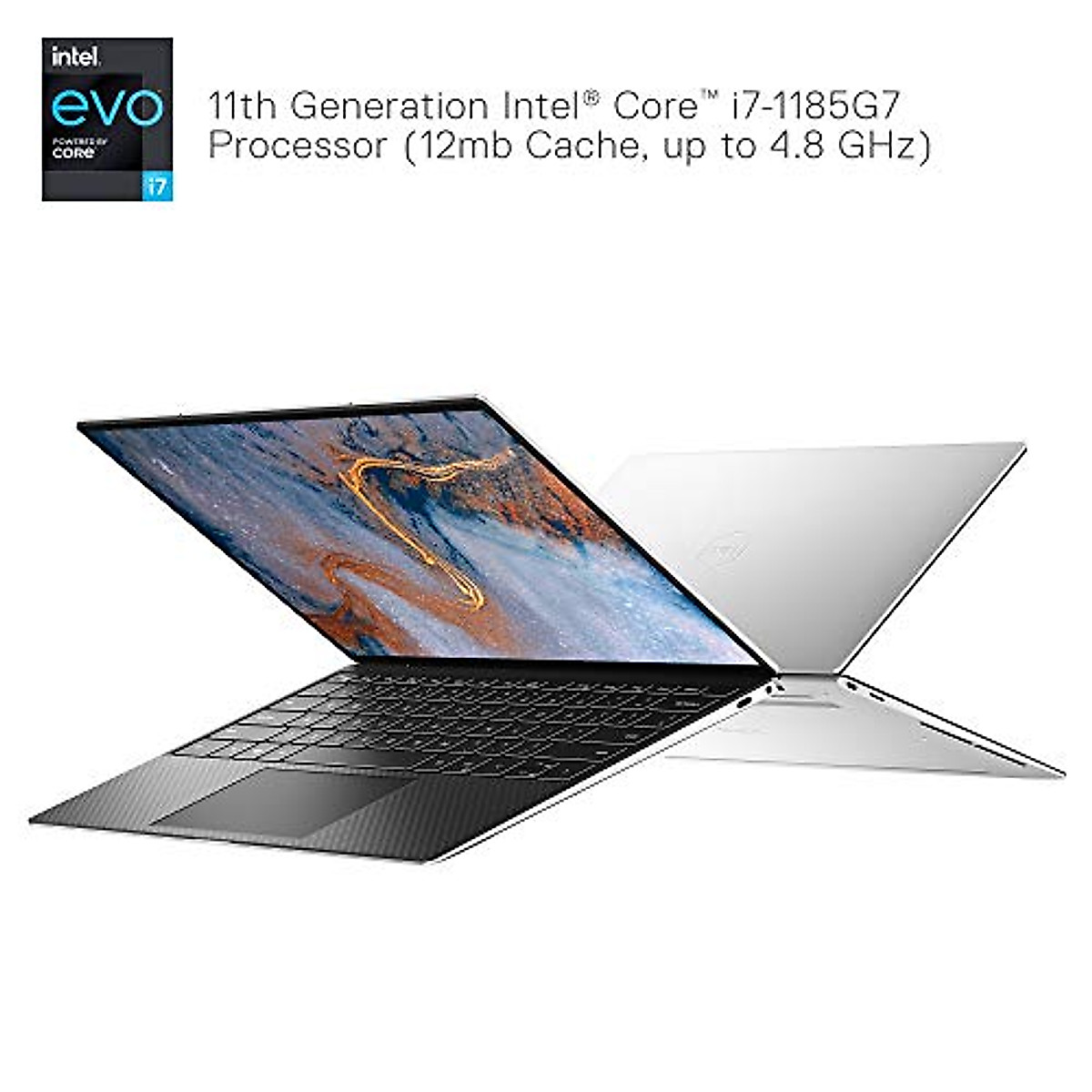 Dell XPS 13 9310 Touchscreen 13.4 inch FHD Thin and Light Laptop - Intel Core i7-1185G7, 16GB LPDDR4x RAM, 512GB SSD, Intel Iris Xe Graphics, 2Yr OnSite, 6 months Dell Migrate, Windows 10 Pro - Silver