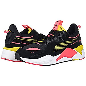 PUMA Men's RS-X Sneaker, Black-Sulphur, 6.5