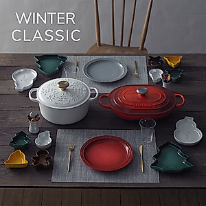 Le Creuset Enameled Cast Iron Signature Oval Casserole, 3.75 qt., Cerise