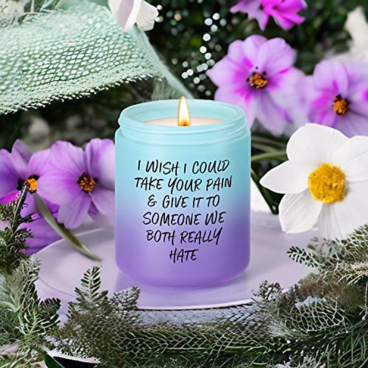 GSPY Scented Candles - Get Well Soon Gifts for Women - Get Well Gifts, Sympathy Gift - Surgery Recovery, Feel Better, Grieving, Condolence, Divorce, Sorry for Your Loss, Chemo, Cancer Gifts for Women