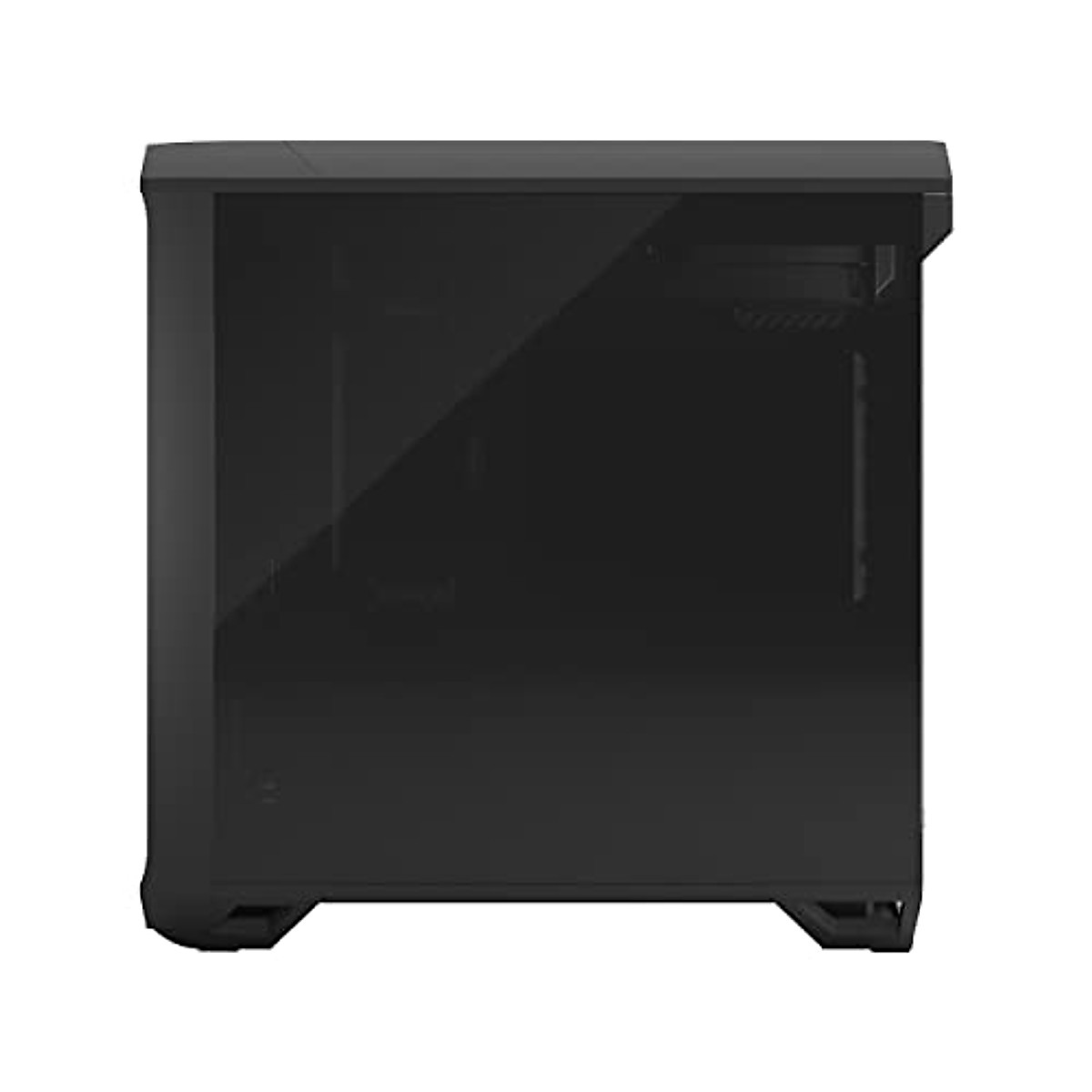 Fractal Design Torrent Compact Black - Dark Tint Tempered Glass Side Panels - Open Grille for Maximum air Intake - Two 180mm PWM Fans Included - Type C - ATX Airflow Mid Tower PC Gaming Case