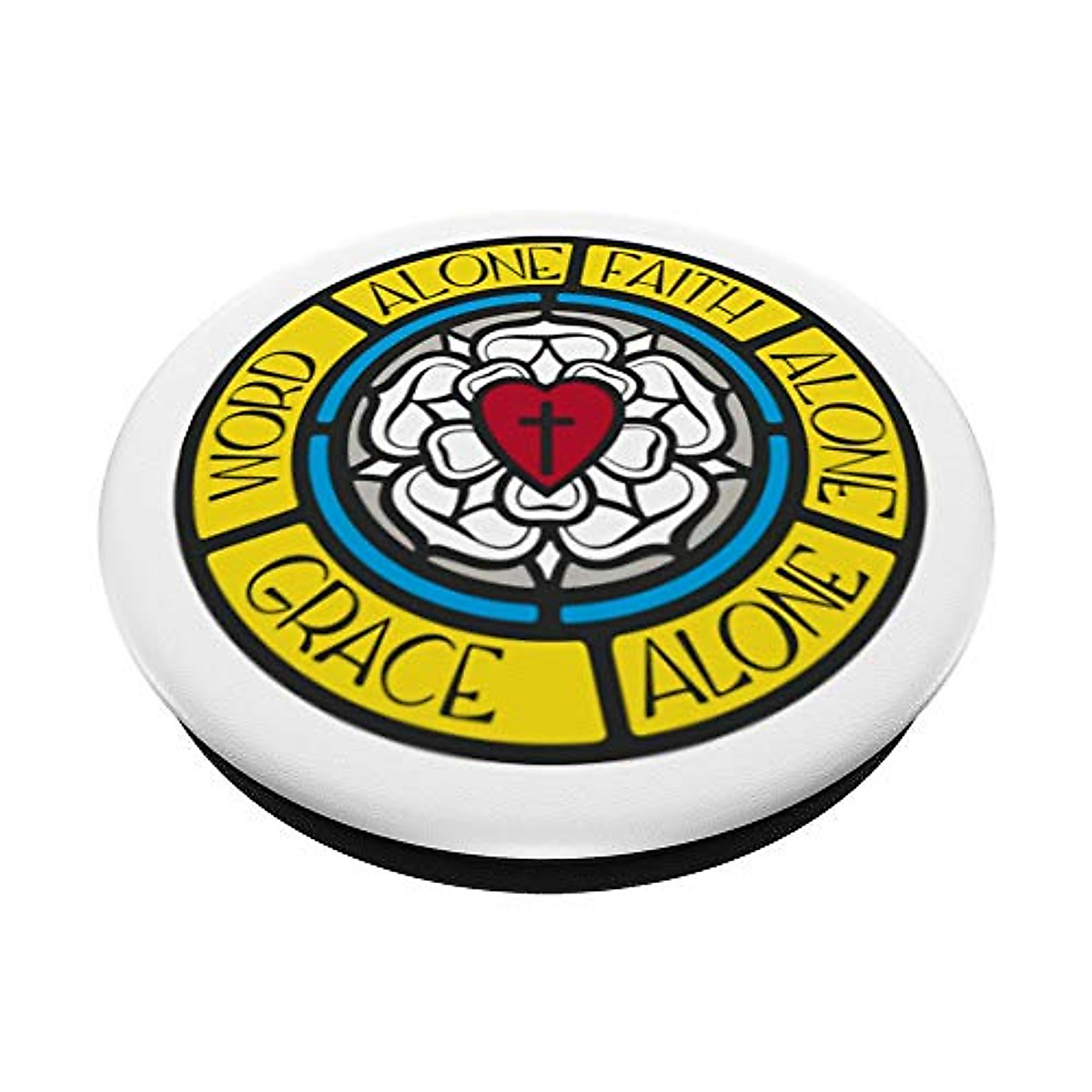 Luther Rose. 3 Solas of the Reformation. Accessory for Phone PopSockets PopGrip: Swappable Grip for Phones & Tablets