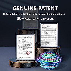 Nacai Flying Orb Ball,Galaxy Ball Toy 2023,Hover Orbs Cosmic Globe Boomerang Ball,Atmotoys Magic Spinner Drone Cool Christmas Birthday Gifts for Kids Ages 6 7 8 9 10+Boy Girl(Blue)