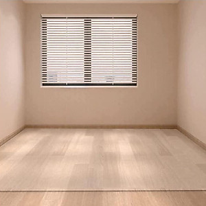 Clear PVC Desk Chair Mat 2mm Runner Rug Heavy Duty Floor Runner/Protector for Hardwood Floors Transparent PVC Large Office Chair Mat for Hardwood Floor, Non-slip Entrance Door Mats, 80/100/120/140cm w