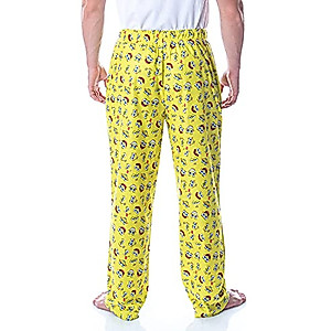 Nickelodeon Men's SpongeBob SquarePants Face Expressions Loungewear Pajama Pants (3X-Large)
