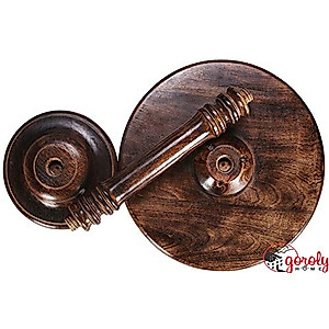 Coffee Table Wooden With Single Pillar, Wooden End Table, Small Table, Night Stand, Desk Side Table, Bedside Table, Entry Table, Living Room Side Table for Magazines, Books & Plants-18x22 Inch Burnt