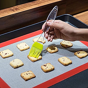 Silicone Basting Pastry & BBQ Brush Set - Uniwit 5 PCS Silicone BBQ Pastry Oil Brush Turkey Baster,Barbecue Utensil use for Grilling and Marinating (6.89" * 1.28"(L*W))