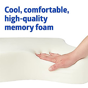 Medline CPAP Pillow, Memory Foam CPAP Pillows for Side Sleepers, Prevents CPAP Leaks and Pressure Points, Contour Pillow, Washable Cover