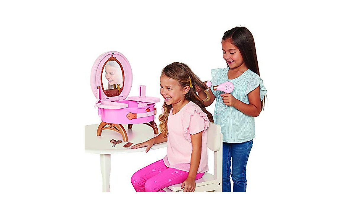 Disney Princess Light Up Vanity - Realistic Styling Play for Girls
