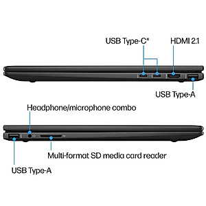 HP Envy x360 Touchscreen 2-in-1 Laptop, 15.6" FHD IPS Display, AMD Ryzen 5 7530U (Beat i7-11600H) Up to 4.5GHz, 8GB RAM, 1TB PCIe SSD, Wi-Fi 6E, Backlit KB, USB-C, HDMI, Win 11 Pro, Nightfall Black