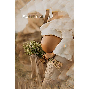 OCHENTA Cotton Long Maxi Skirt Flowy Boho for Summer Beach Goth Fairy Renaissance Weekend Skirts Off White 85CM