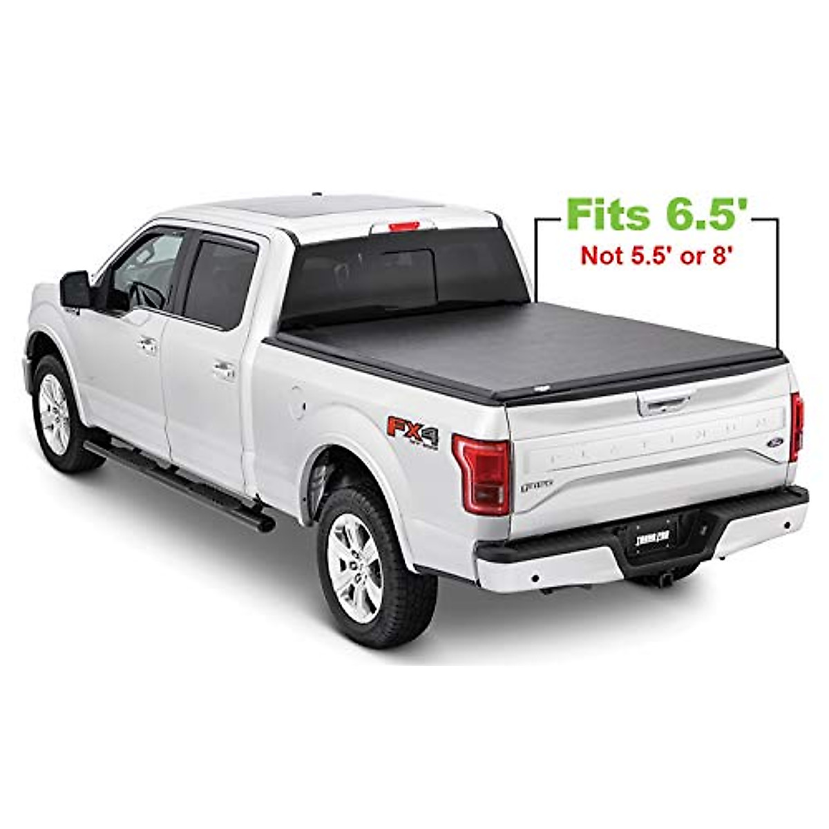 Tonno Pro Hard Fold, Hard Folding Truck Bed Tonneau Cover | HF-365 | Fits 2015 - 2020 Ford F-150 6' 7" Bed (78.9")