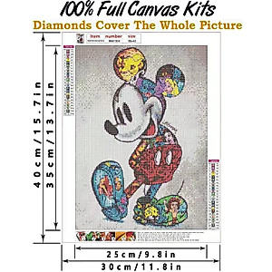 ADILAIDUN Diamond Painting Kits for Adults,5D Paint with Diamond Full Drill for Parents-Children Interrction,Gem Art Paints with Diamond Home Wall Decor,12x16inch