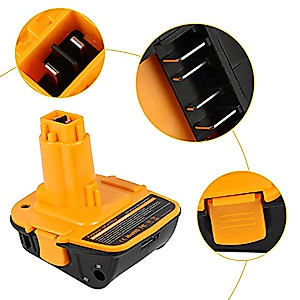 Fancy Buying Replacement Battery Adapter DCA1820 for Dewalt 18V Tools, Convert 18V / 20V Lithium Battery to NiCad/NiMH Battery, Makes The Battery can be Used for Nickel Drill and Charger