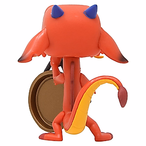 POP Disney: Mulan - Mushu with Gong Funko Pop! Vinyl Figure (Bundled with Compatible Pop Box Protector Case), Multicolored, 3.75 inches