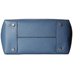 Michael Kors Studio Mercer Large Leather Satchel (Denim)