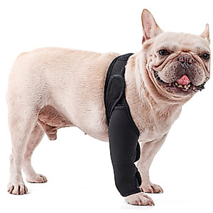 DRESSOOS Dog Foreleg Support Brace Dog Hindleg Cover Dog Leg Braces for Foreleg Dog Back Leg Protector Dog Bandages for Wounds Cat Leg Splint Dog Joint Supplies Pet Neoprene Fabric Puppy