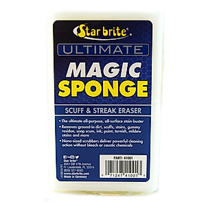 STAR BRITE Magic Sponge Scuff & Streak Eraser Cleaner 18 Pieces Display