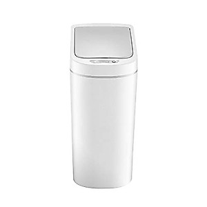 ALUKAP Small Garbage Can 7L Smart Trash Can Motion Sensor Auto Sealing LED Induction Cover Trash Bins IPX3 Waterproof