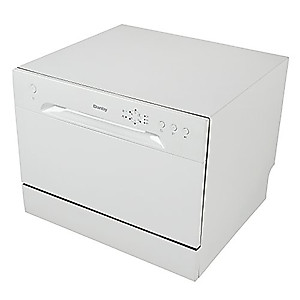 Danby DDW621WDB Countertop Dishwasher with 6 Place Settings, 6 Wash Cycles and Silverware Basket, Energy Star-Rated with Low Water Consumption and Quiet Operation