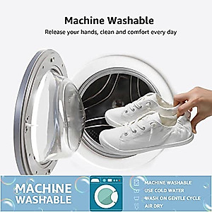 STQ Cute Slip On Canvas Sneakers for Women, Low Top Fashion Casual Shoes White/6 US