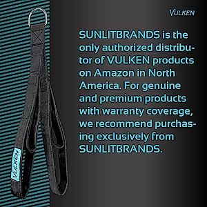 Vulken Tricep Rope Cable Attachment. 24 Inch & 17 Inch Two Lengths Built in One Pull Down Rope. Triceps Extension Straps Gym Equipment. Home Workout Handles for Resistance Bands.