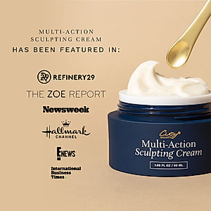 City Beauty Multi-Action Sculpting Cream - Lift & Tighten - Firming Cream for Loose, Sagging Skin - Solution for Jowls & Saggy Jawline - Cruelty-Free Skin Care