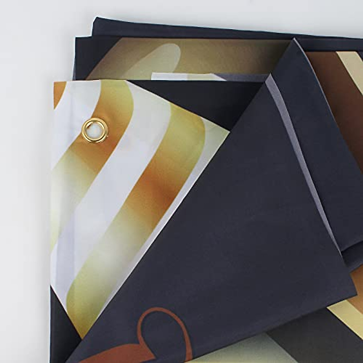 HAMIGAR 6x4ft Happy 18th Birthday Banner Backdrop - 18 Years Old Birthday Decorations Party Supplies for Girls Boys - Black Gold