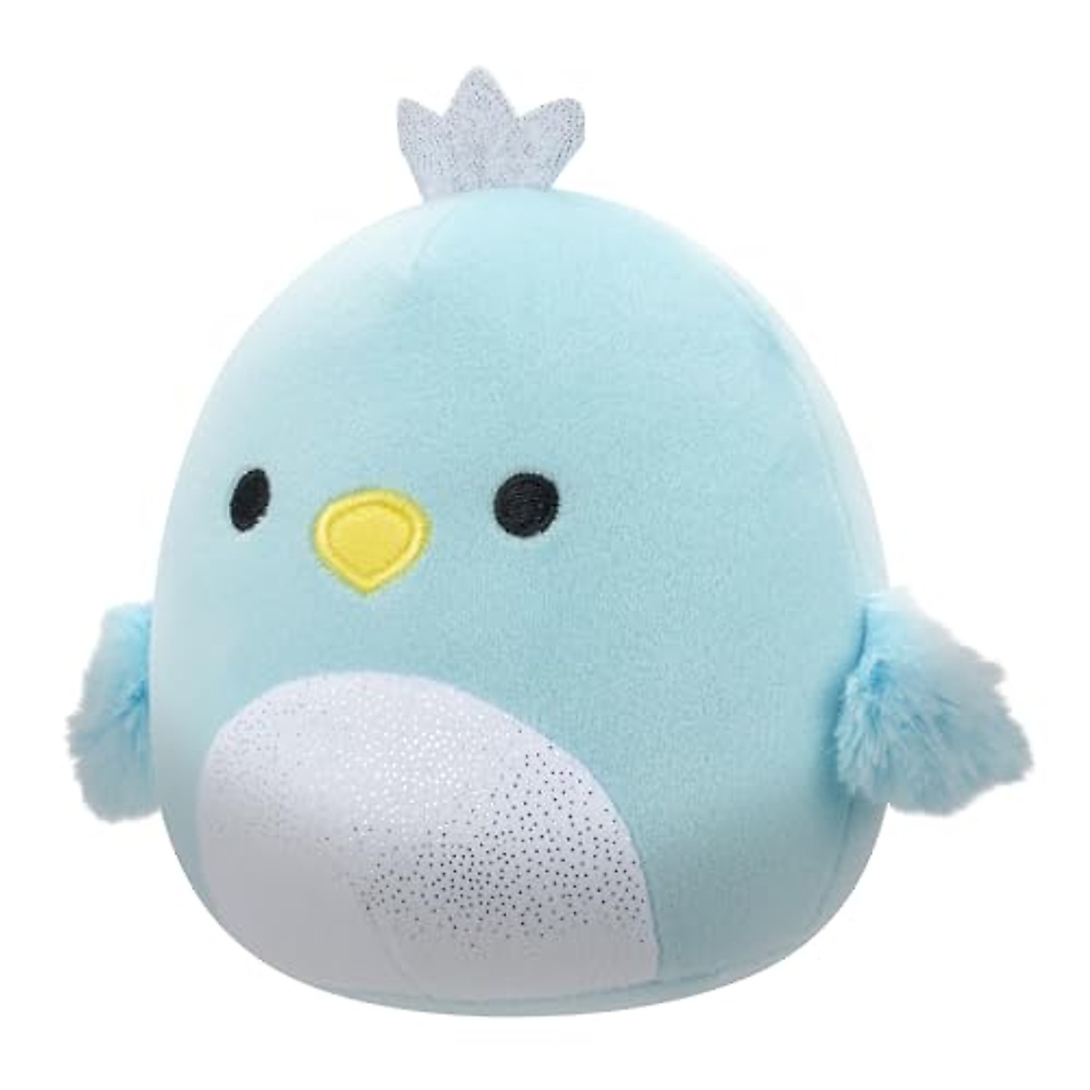 Squishmallows Original 5-Inch Cecilia Blue Swan with Silver Crown and Sparkle Belly - Official Jazwares Plush